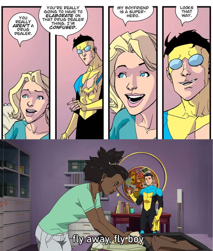 Amber in Comic vs. in Show Reaction - - 9GAG