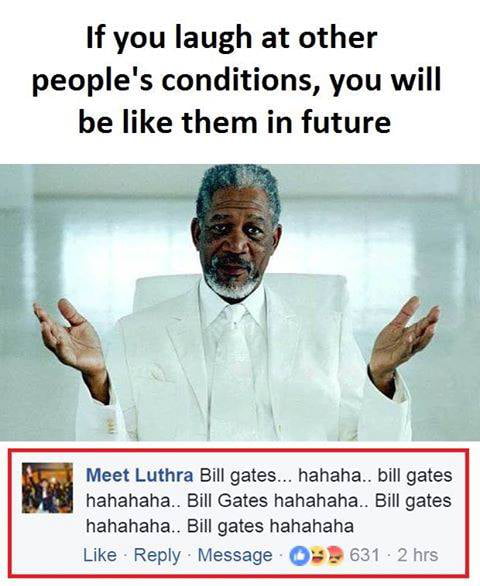 If you laugh at other people's condition - 9GAG