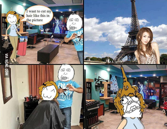 Nice hair! - 9GAG