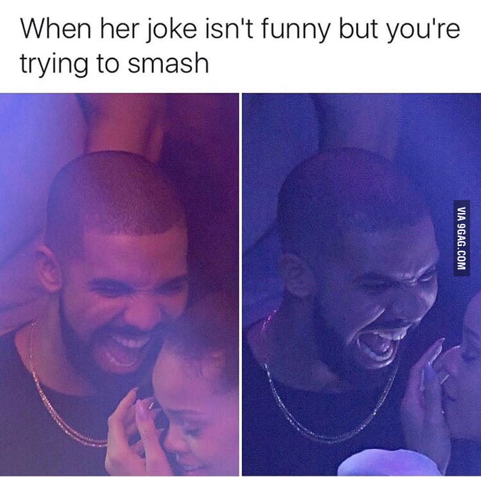 When bae tells a joke - 9GAG