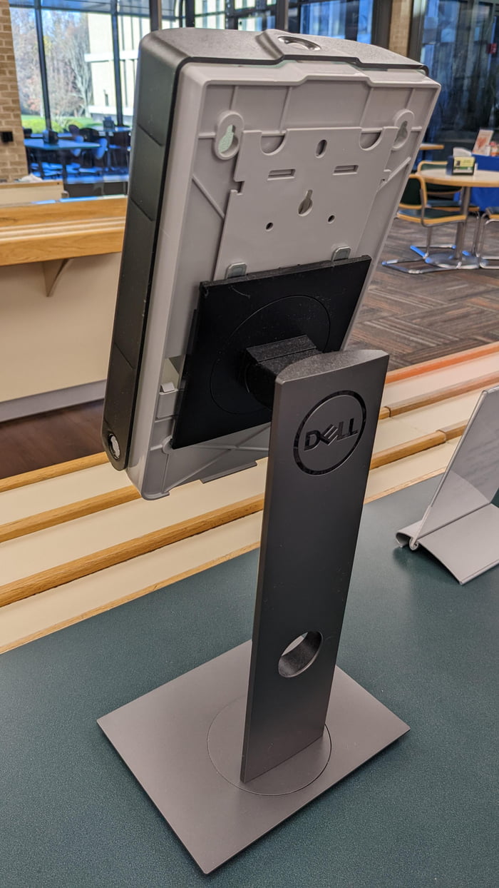 Recycling old monitor stands as napkin dispensers! - 9GAG