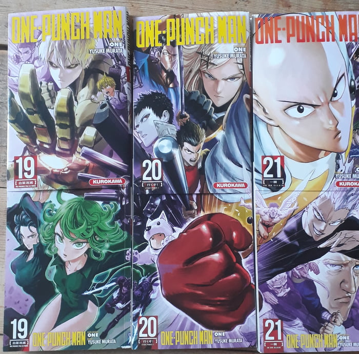 For One Punch Man vol 19 to 21, Murata did two 6-parts illustrations if you align the covers - 9GAG