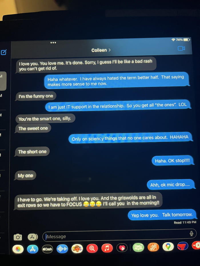 When you both realize its forever in 10 text messages - 9GAG