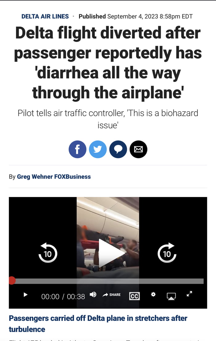 Ever shitted so bad they had to turn the plane around? - 9GAG