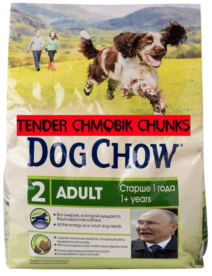 Bakhmut dog`s diet - 9GAG