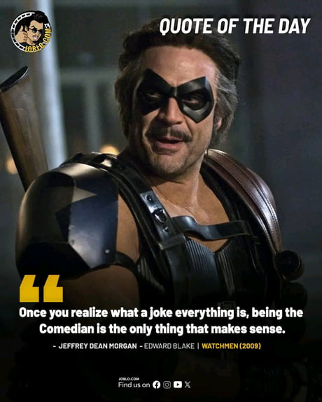 Watchmen Comedian Quotes