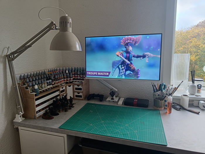 Finally got my hobby set up how i want it for the space i have :) i ...