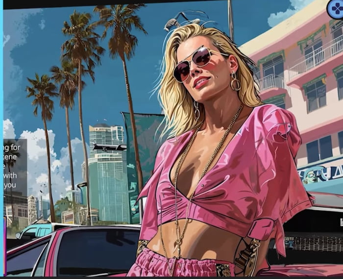 AI Turns Celebrities Into GTA Loading Screen - 9GAG