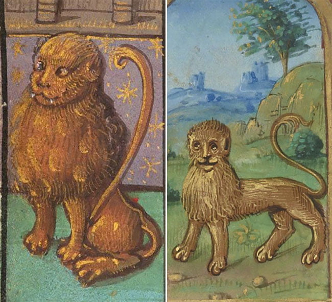 Medieval Artists Were Really Bad At Drawing Lions - 9GAG