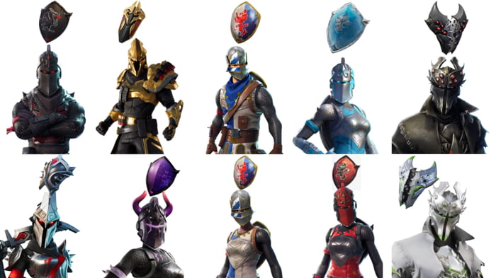 Every Fortnite Knight Skin (UPDATED!) 21/07/25 - 9GAG