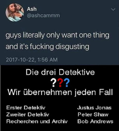 Best Funny drei fragezeichen Memes - 9GAG