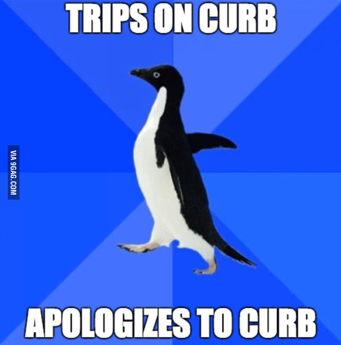Apologize to inanimate objects - 9GAG