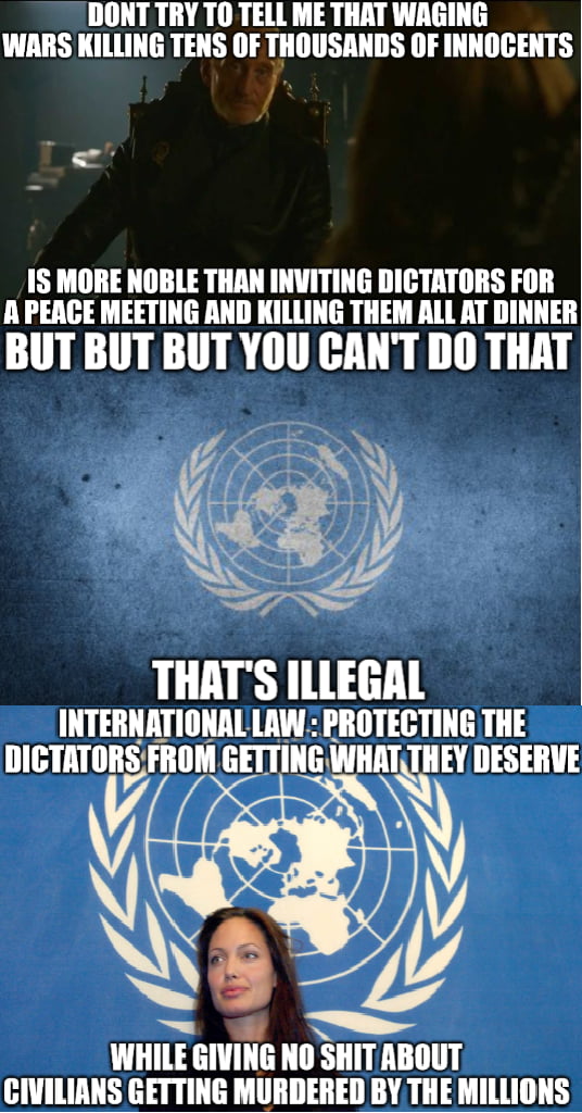 The UN and international law is a joke - 9GAG