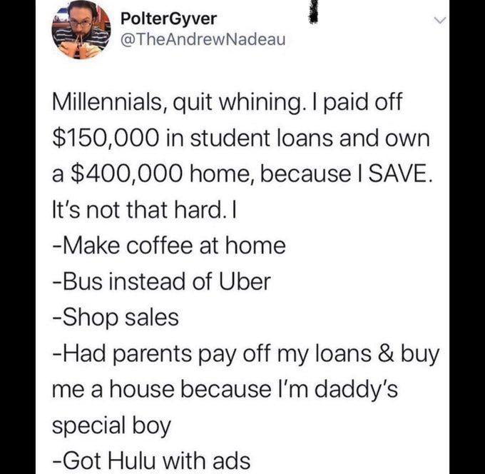 Millennials are just lazy - 9GAG