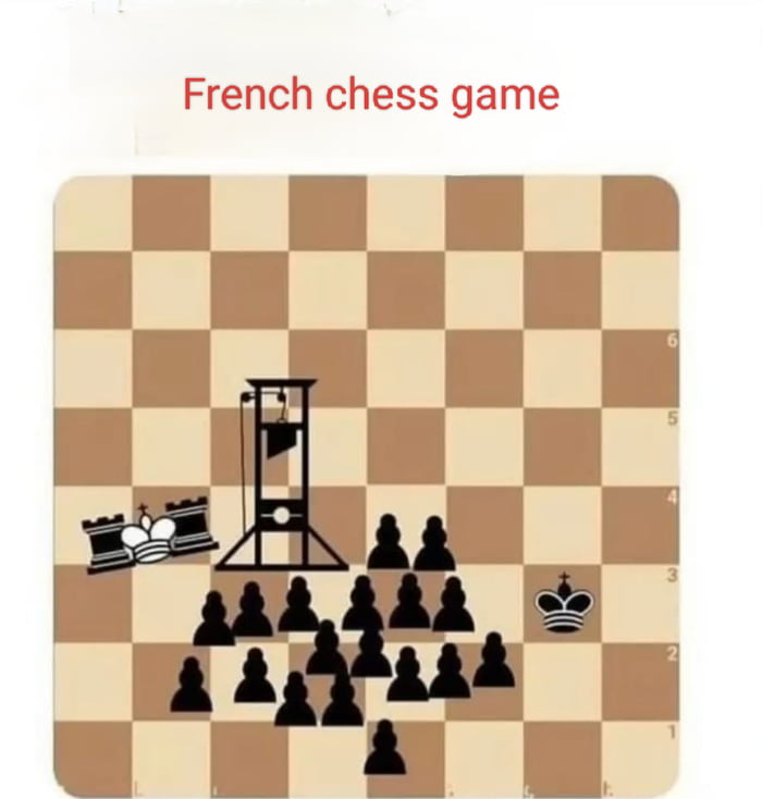 French chess game - 9GAG