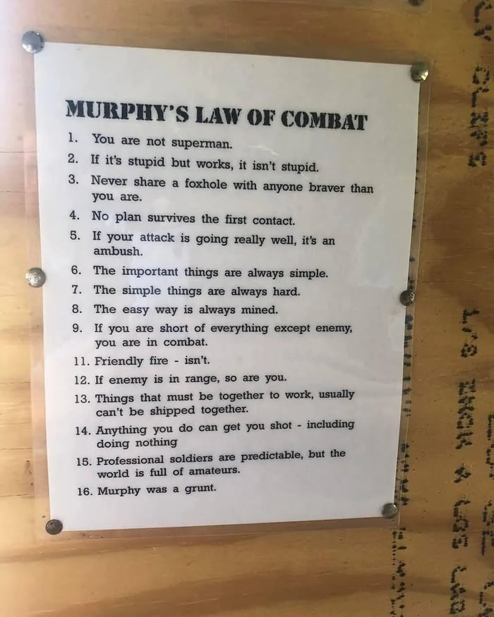 Murphy's laws - 9GAG