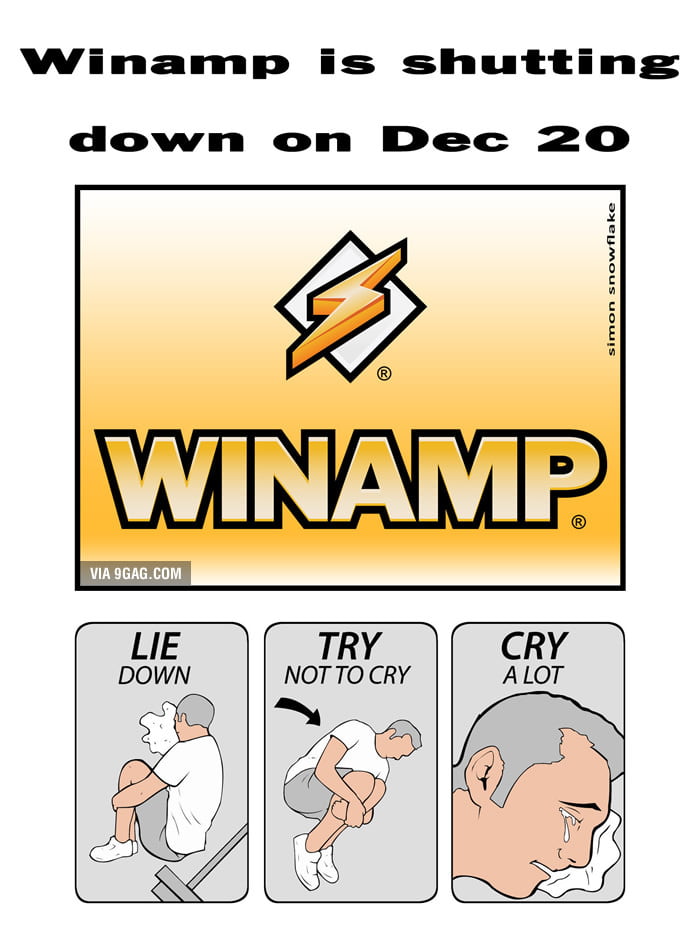 Goodbye Winamp - 9GAG