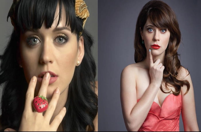 Katy Perry Her Older Sister From Another Mother Zooey Deschanel 9GAG katy-perry-her-older-sister-from-another-mother-zooey-deschanel-9gag