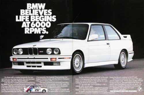 1988 bmw e30 M3 ads - 9GAG