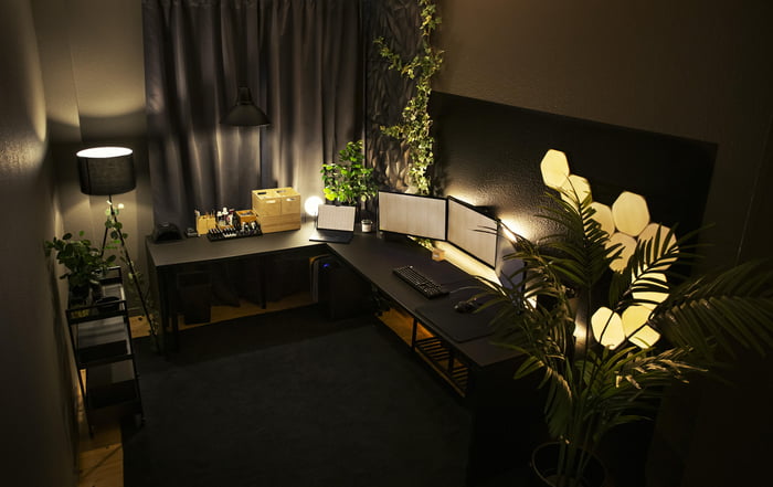 Just moved and created a new cozy setup for both gaming and being creative - 9GAG