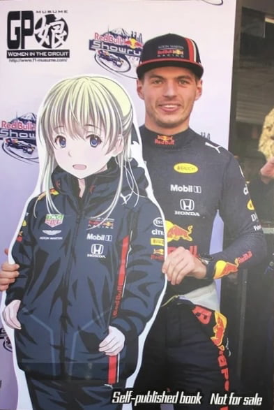 Max Verstappen with his waifu - 9GAG