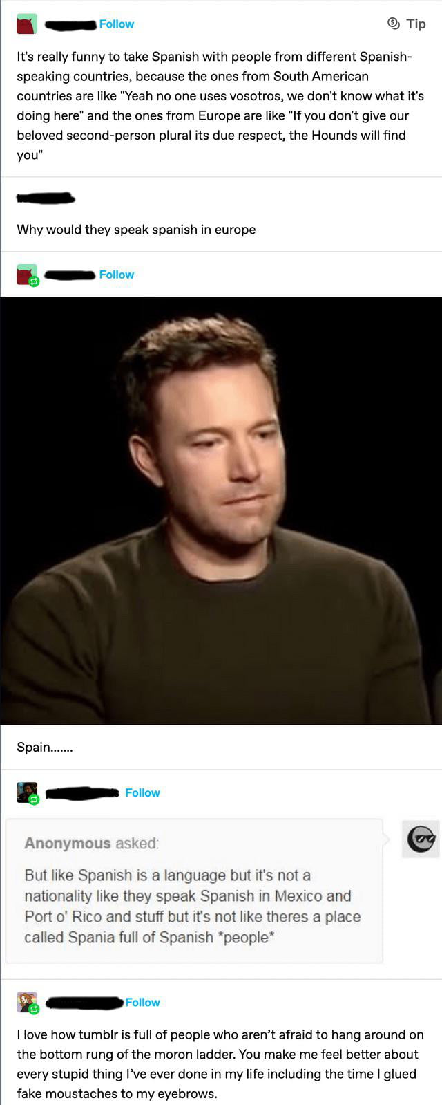 Bottom rung of the moron ladder - 9GAG