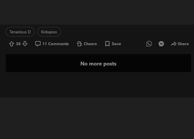 Reached the end of 9GAG (Trending) for the first time - 9GAG