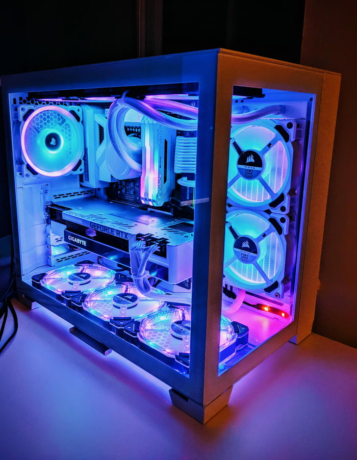 Fresh build RTX 3080 ti Vision - i7 10700K - Lian Li 011 Snow Mini ...