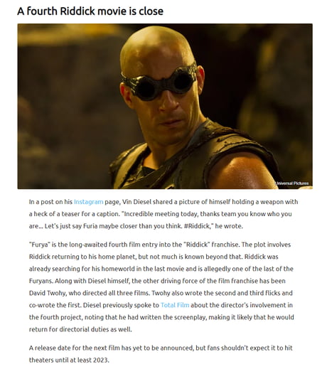 Riddick Memes
