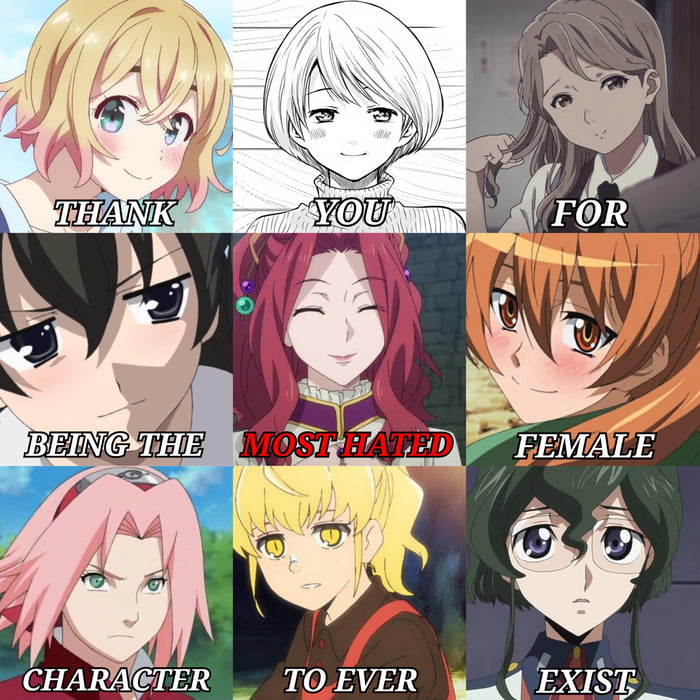 And the title for the most hated female character goes to? - 9GAG