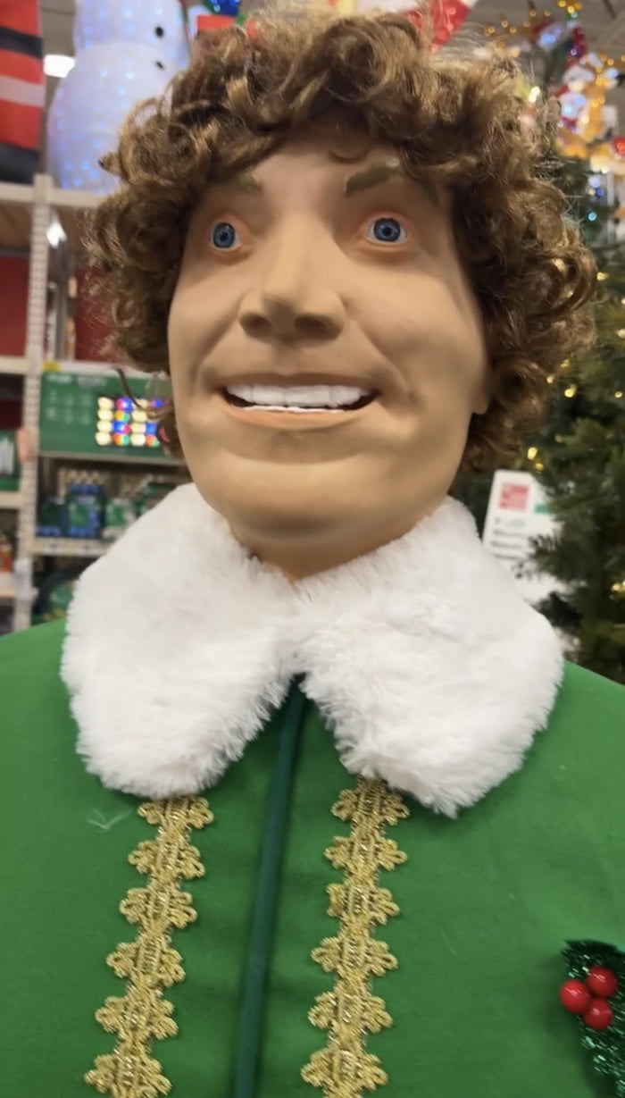 This Elf animatronic for sale at Home Depot - 9GAG