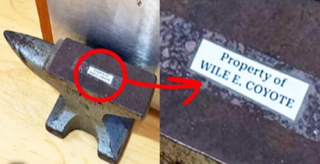 Wile E Coyote Anvil Help