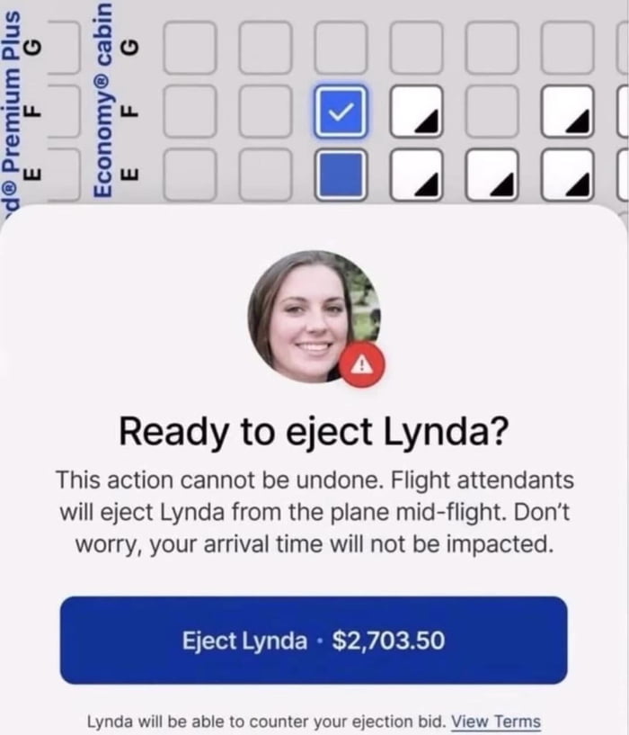 A small price to pay for peace and quiet on a long flight. - 9GAG