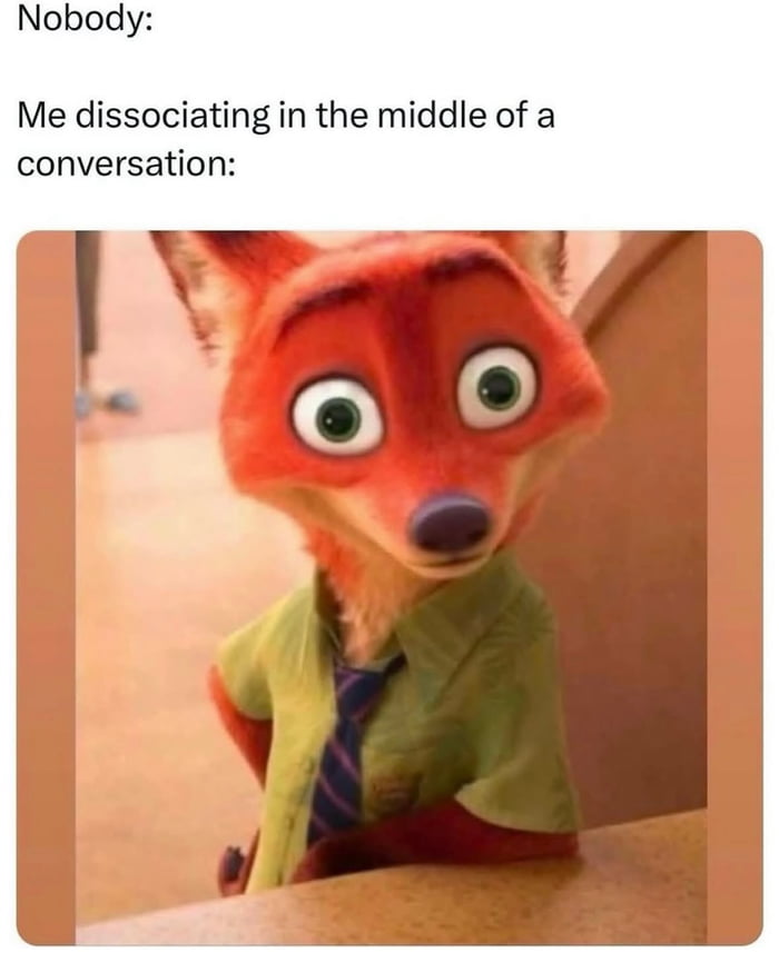 When your mind drifts off mid-sentence - 9GAG