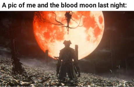 Blood Moon Funny Meme