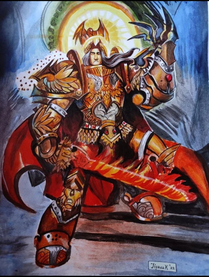 A painting gifted to me by my truly awesome girlfriend.. The God ...