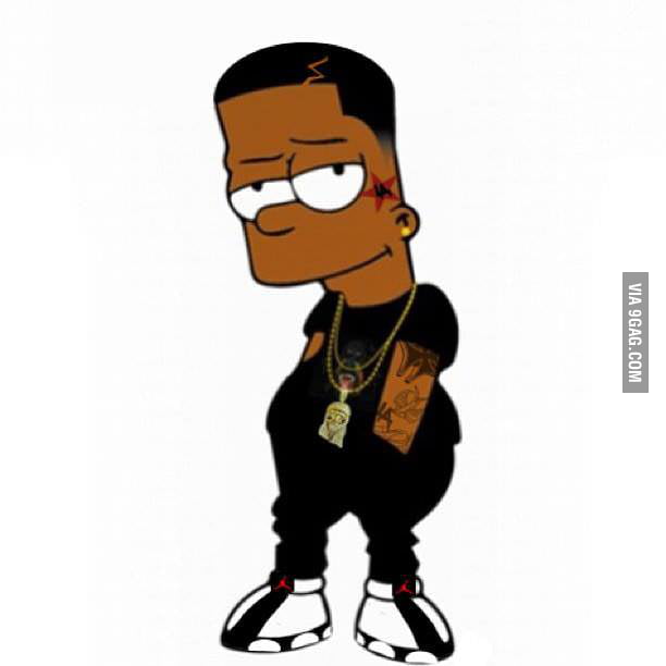 A Black Bart Simpson - 9GAG