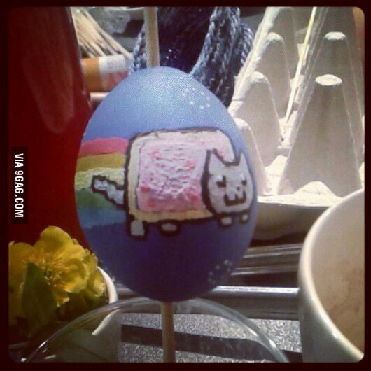 Nyan cat easter egg - 9GAG