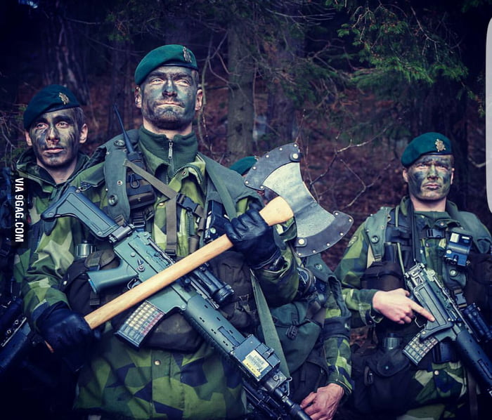 I present to you, the Swedish special forces - 9GAG
