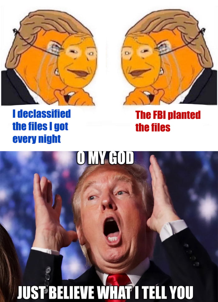 Why would the FBI plant files if you made all of them declassified ...