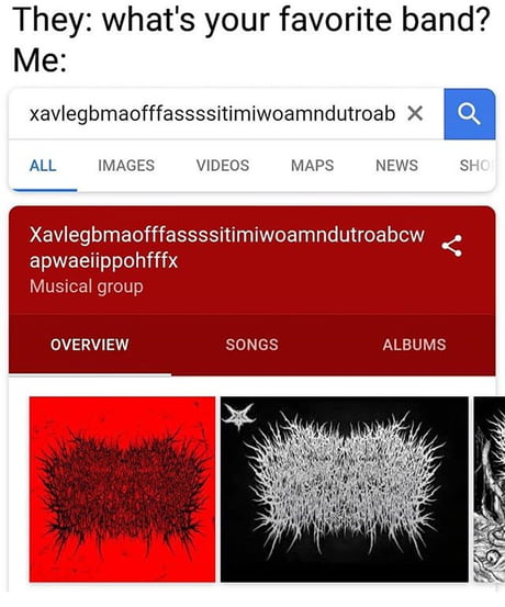 Favourite Band Memes