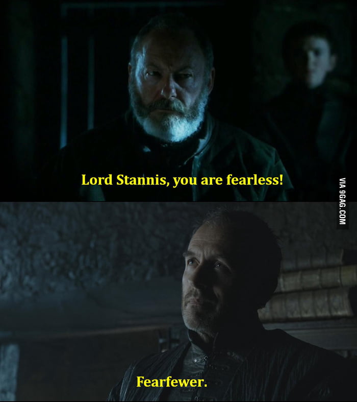 Stannis Baratheon, the Lord of Grammar - 9GAG