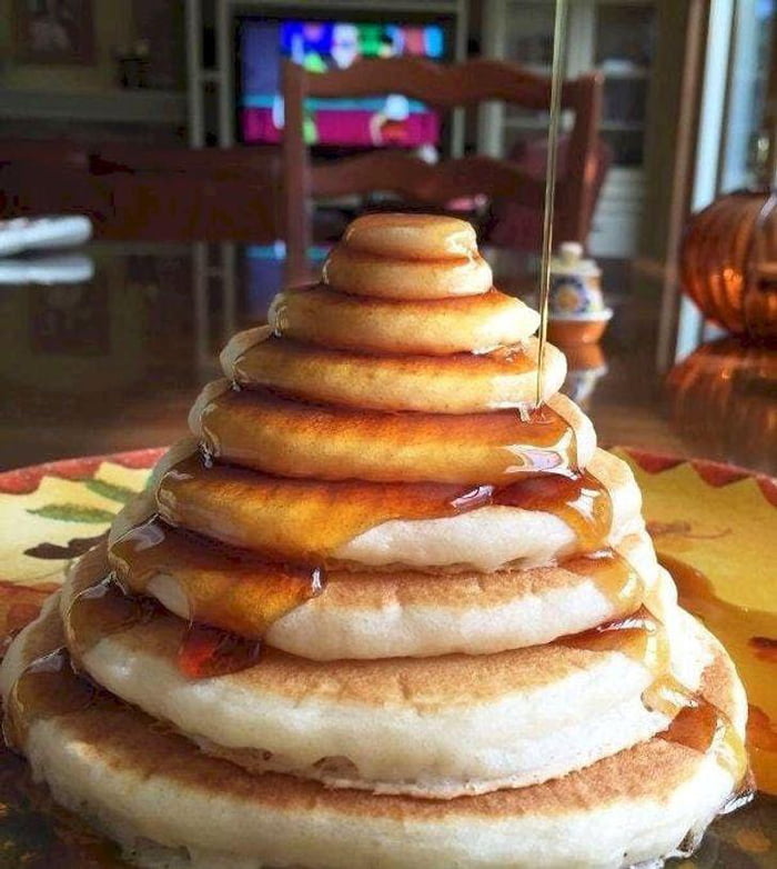 The perfect pancake stack - 9GAG