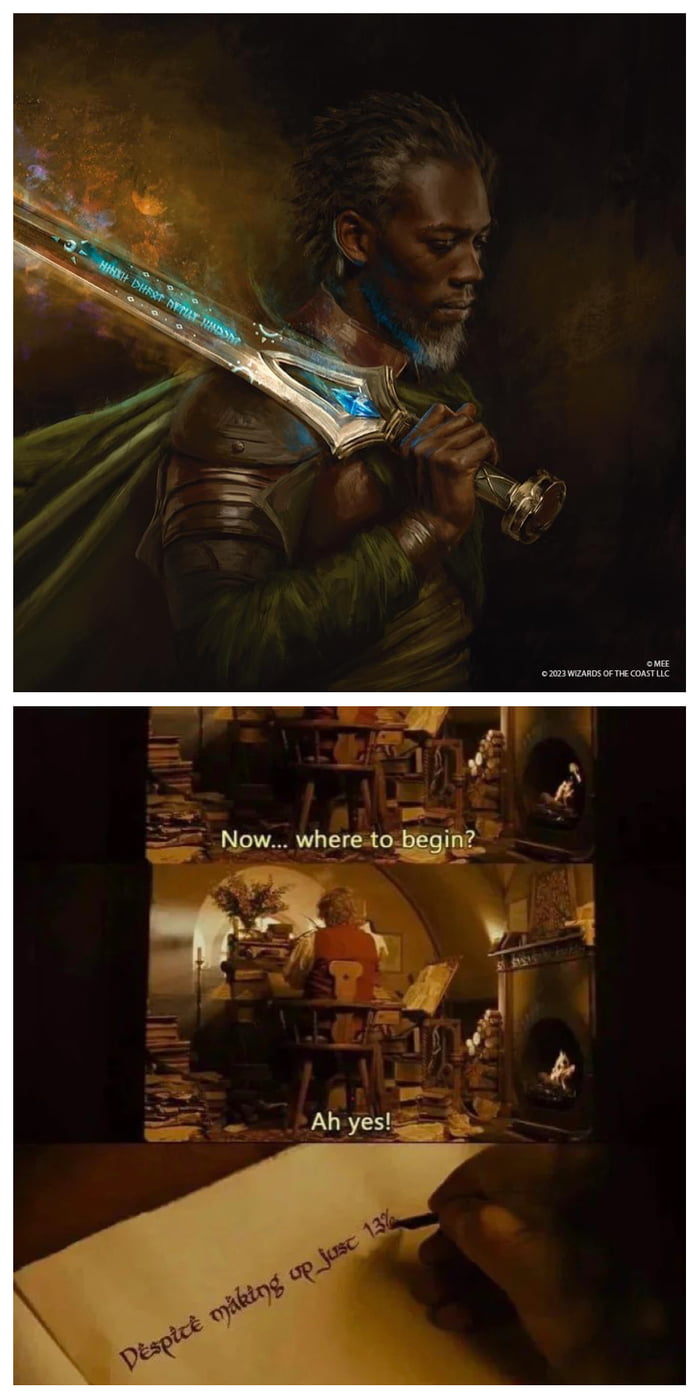 WOTC, publisher of Magic: The Gathering TCG protraid Aragorn as this ...