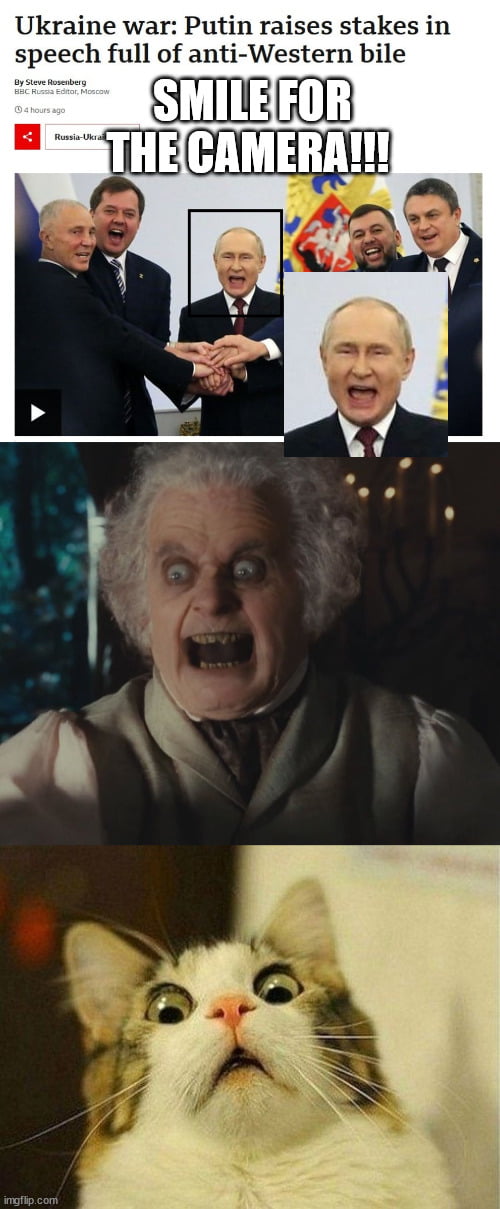 Good GOD! What the h&ll is wrong with his face!!! With ALL there faces ...