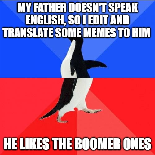 Just trying to make the old chap laugh a bit - 9GAG