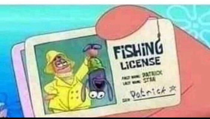 Patrick Star - License to kill - 9GAG