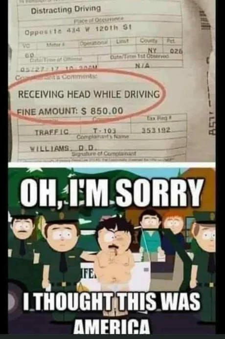 Receiving head while driving - 9GAG