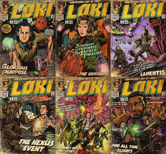 LOKI Season 1 comic book cover by @dvglzv - 9GAG