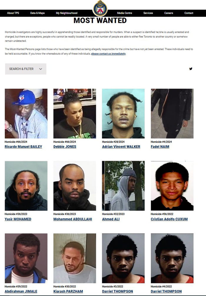 Toronto Canada: Most Wanted List - 9GAG